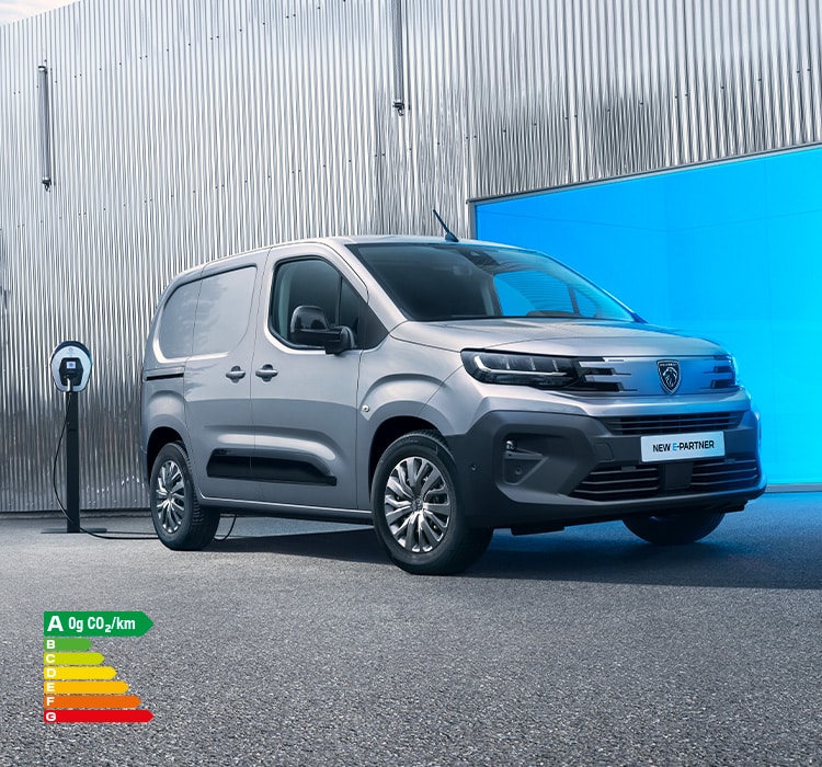 New Peugeot E-Partner | All-Electric Electric Van | 5-seaters Van