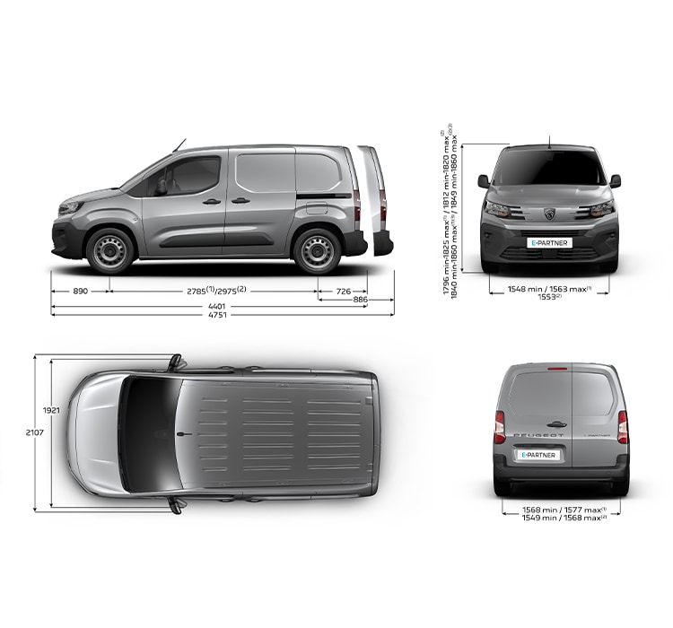 New Peugeot Partner | Petrol or Diesel Van | 5-seater Van