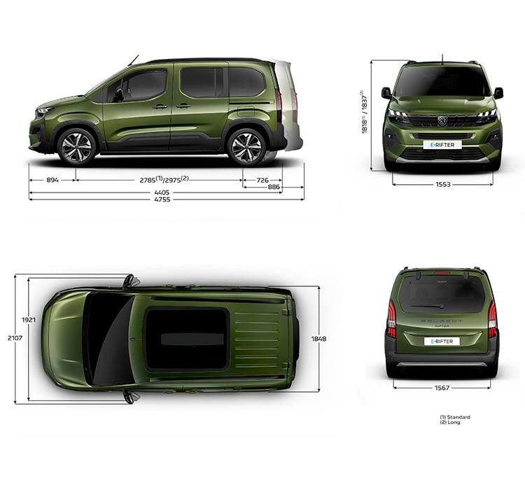 New PEUGEOT E-RIFTER | the 100% electric multipurpose leisure vehicle