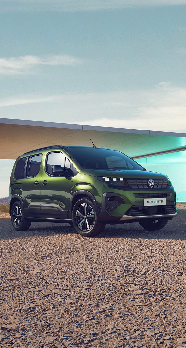 New PEUGEOT E-RIFTER | the 100% electric multipurpose leisure vehicle